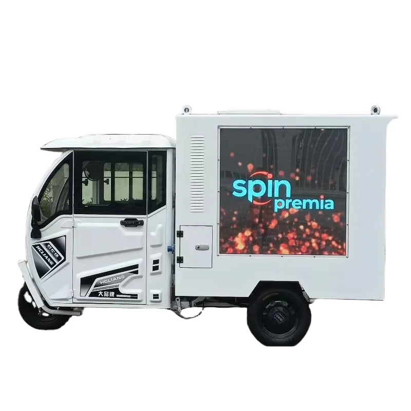 2024 New Model Electric Tricycle Led Display Mobile Advertising ...