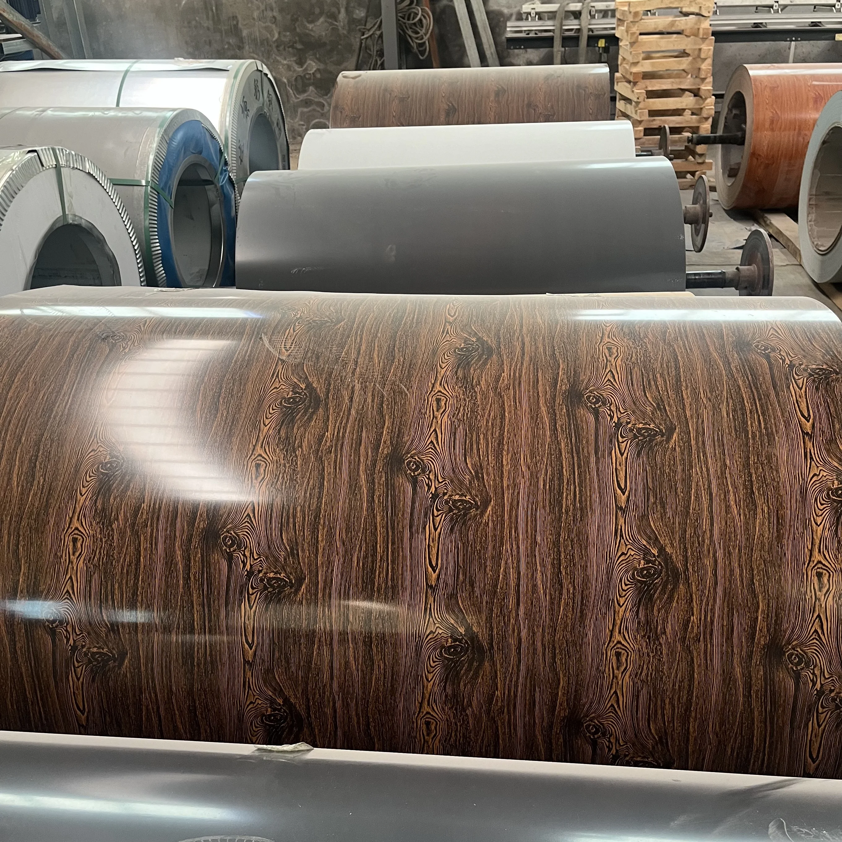 Exterior Wall Panel Three-layer Corrugated Iron Ceiling Foam Corrugated ...