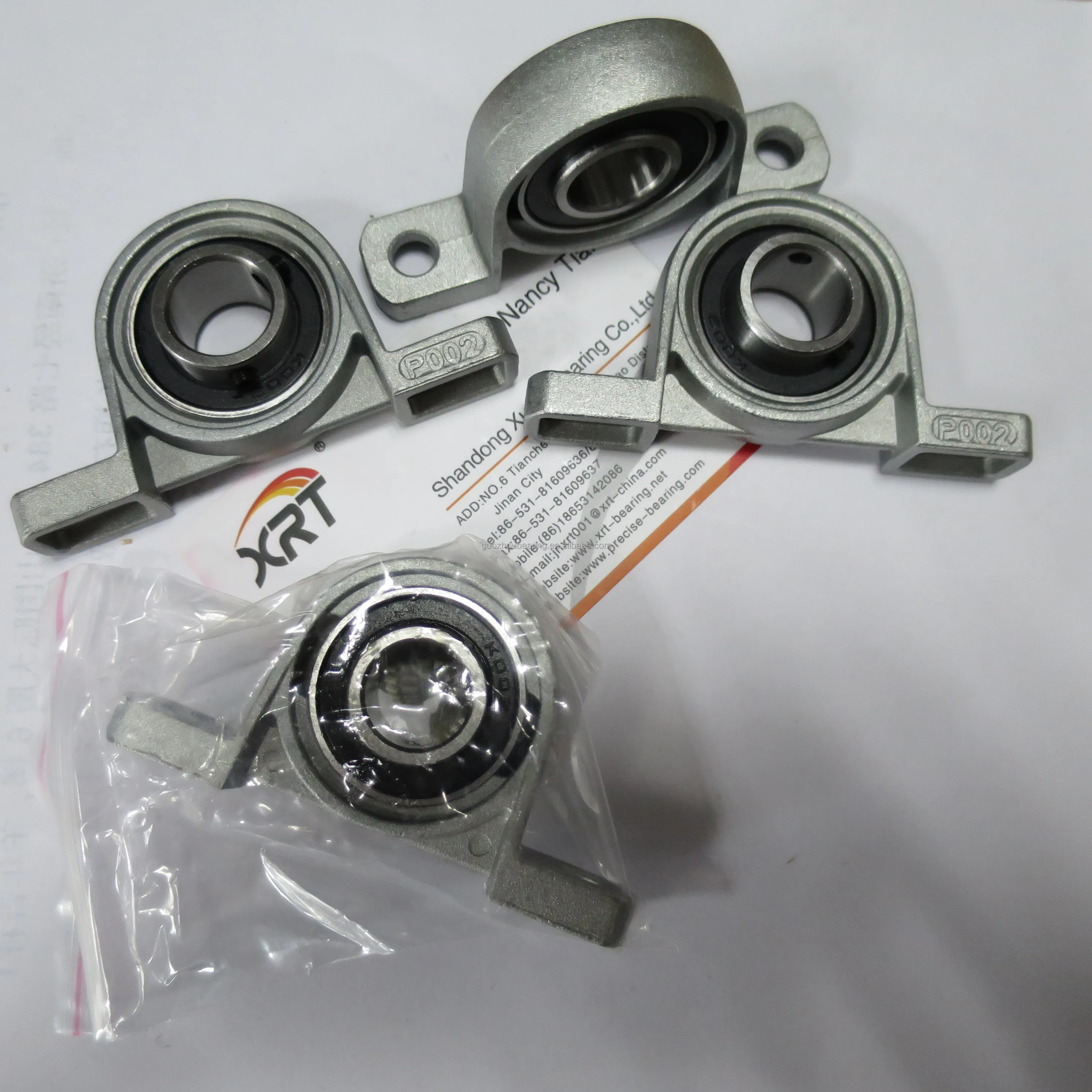 Zinc Alloy Pillow Block Bearing Kp002 Set Screw Bearing Shaft Support ...