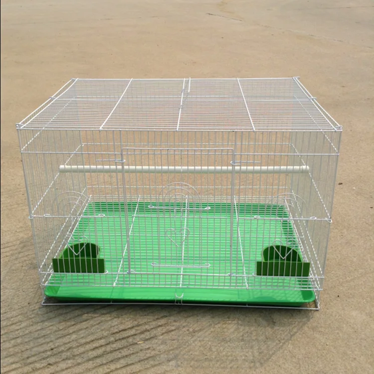 Large Foldable Bird Cage with Breeding Door for Peony Lovebird
