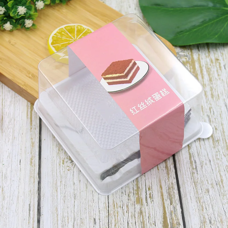 Transparent PET Cake Boxes - Bio-Degradable & Customizable