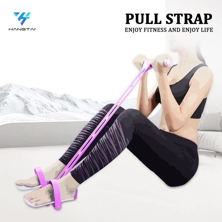 High Density Yoga Pedal Puller Resistance Band Multifunction Tension ...