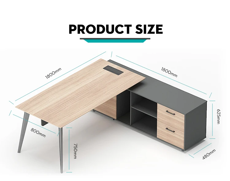 Design Executive Office Desk Set Manager Office Furniture Commercial Furniture Work Desk Wooden ...