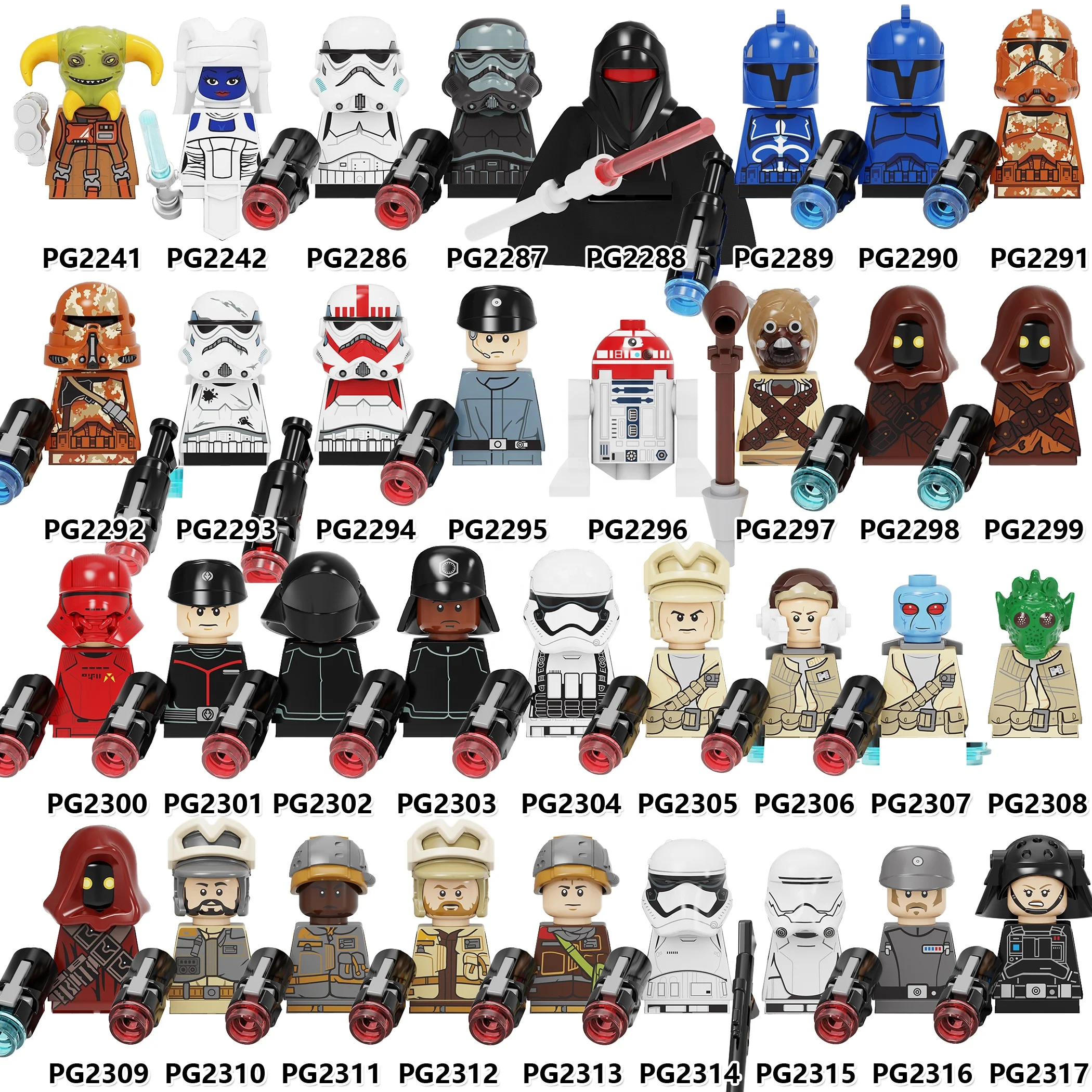Famous Movie Sw Space Wars Figure Clone Trooper Chromed Darth Vader Ig ...