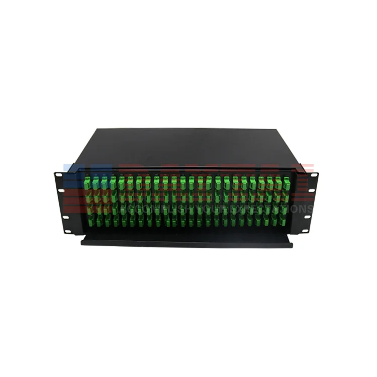 96 144 Core Sc Fiber Panel Rack Mount Odf Fiber Optic Distribution ...