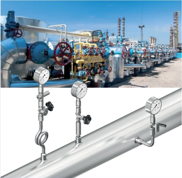 HI-TEK Pigtail Steam Siphon Carbon Steel Syphon - 3000 PSI