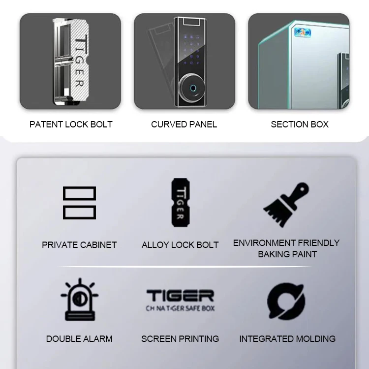 High Security Mechanical Lock Assembly Structure Steel Or Metal Safe ...