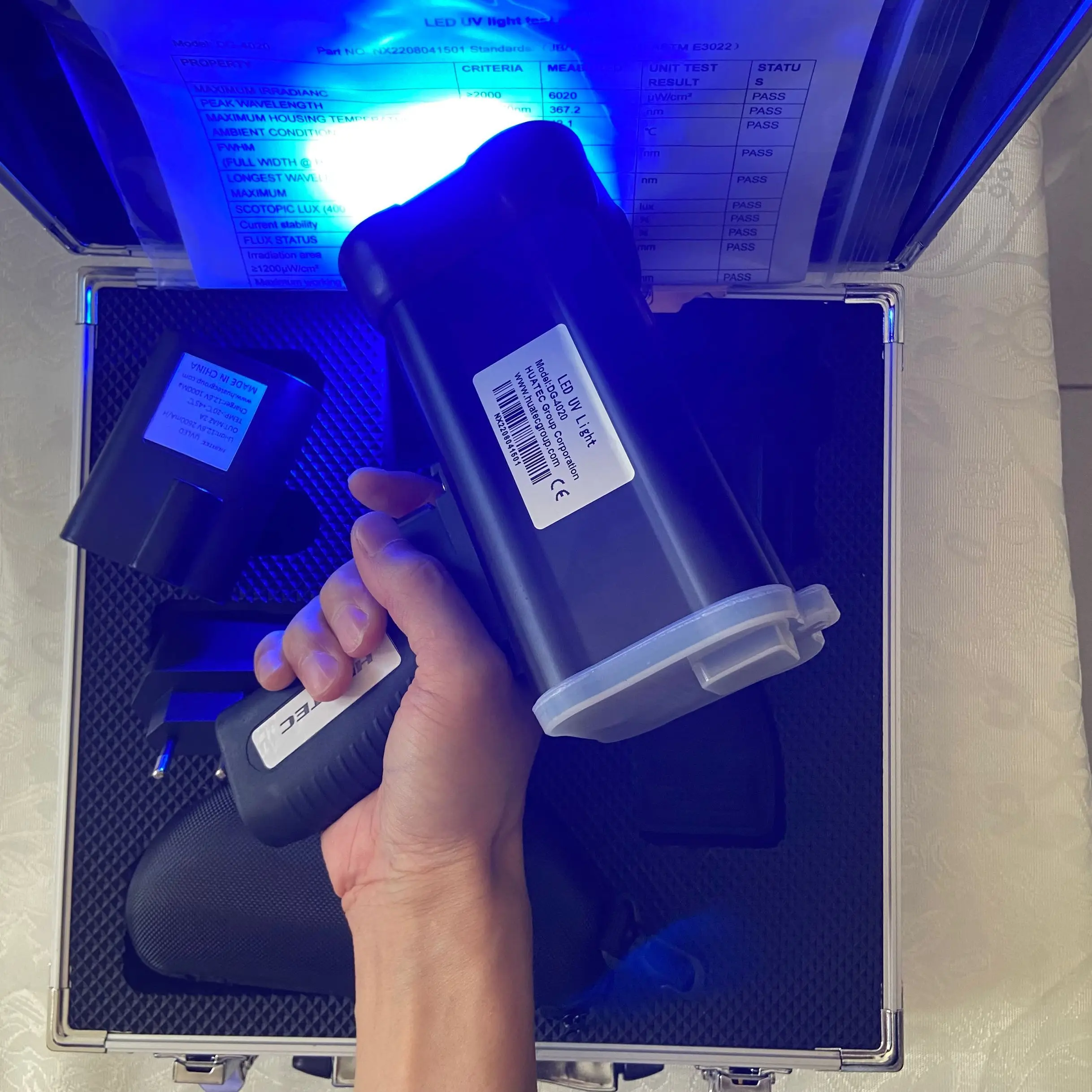 NDT DG-4020 Dual AC&DC Operation Handheld LED-UV Lamp Magnetic Particle ...