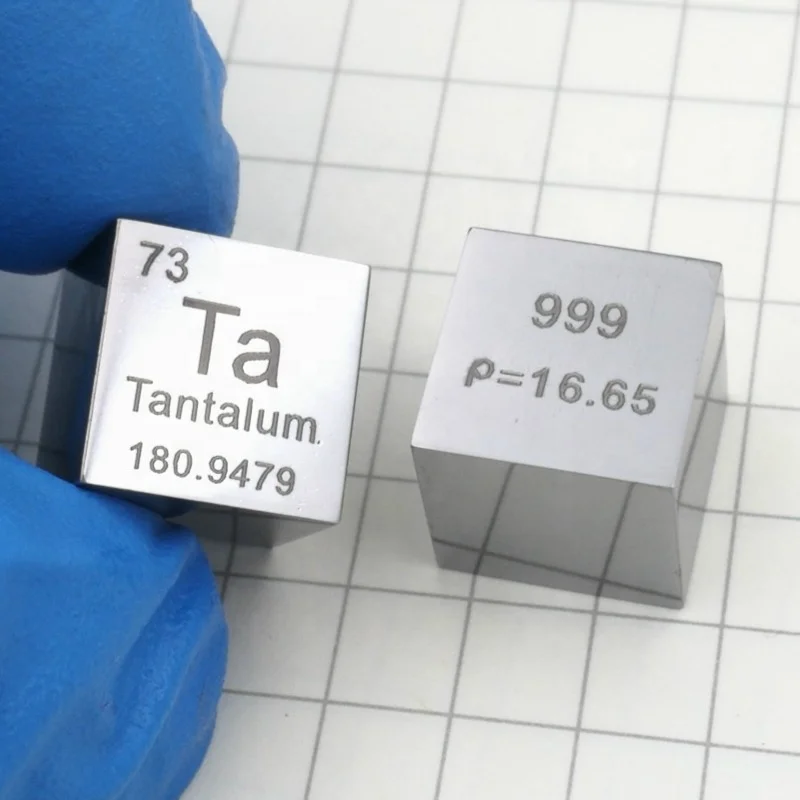 Tantalum Ta Metal 10mm Density Cube 99.95% Pure For Element Collection ...