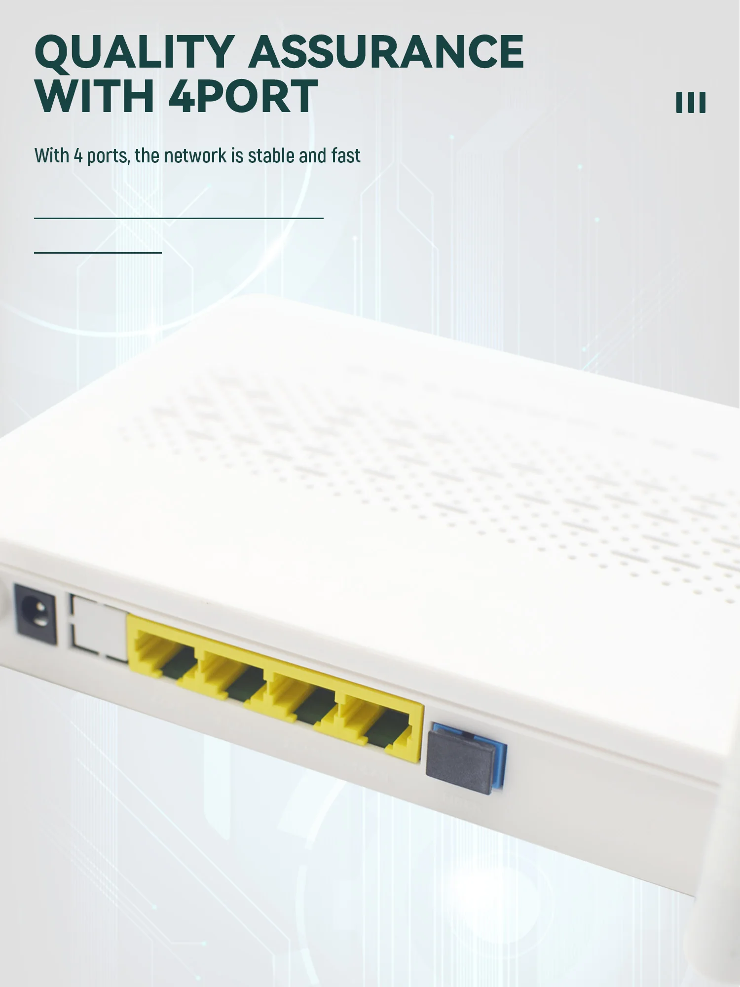 Gpon Onu Ctv - Zhone Fiber Modem with Dual Mode Internet
