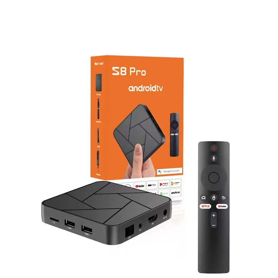 New Oem S8 Pro Tv Box Internet Video Player 16gb 32gb Dual Wifi Atv Set ...