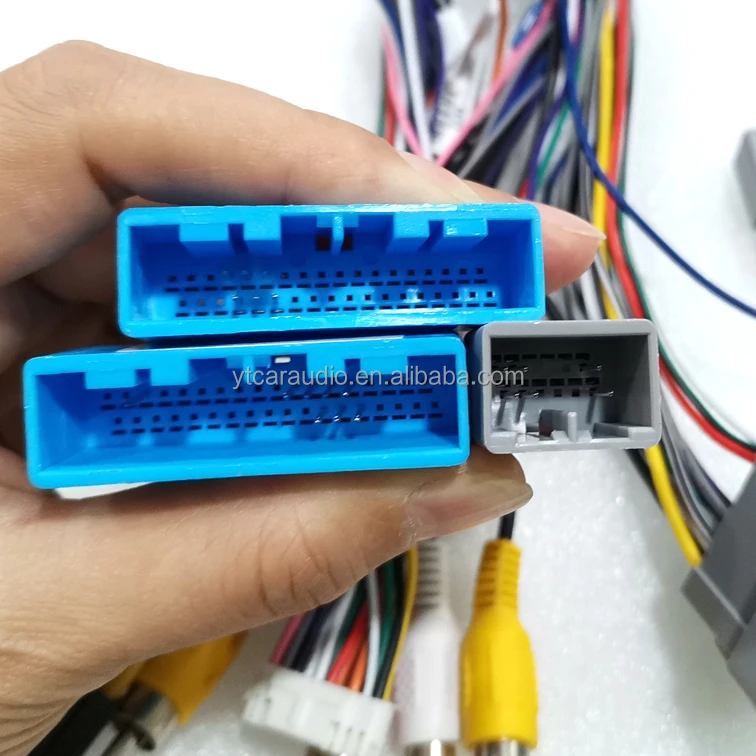 Car 16pin Android Stereo Power Wiring Harness With Canbus Box For Honda ...