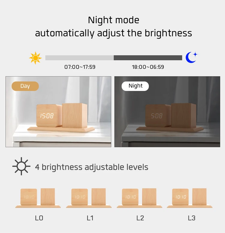 Pen Holder Led Wooden Desk Clock Pen Holder - Buy Amazon Best Sell ...