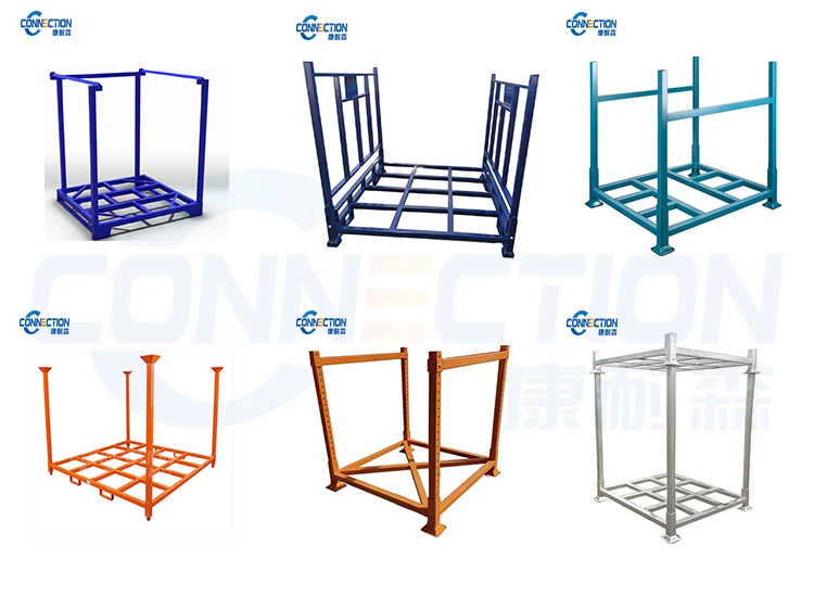 Foldable Stacking Fabric Textile Roll Stillages Cage Pallet Rack for ...