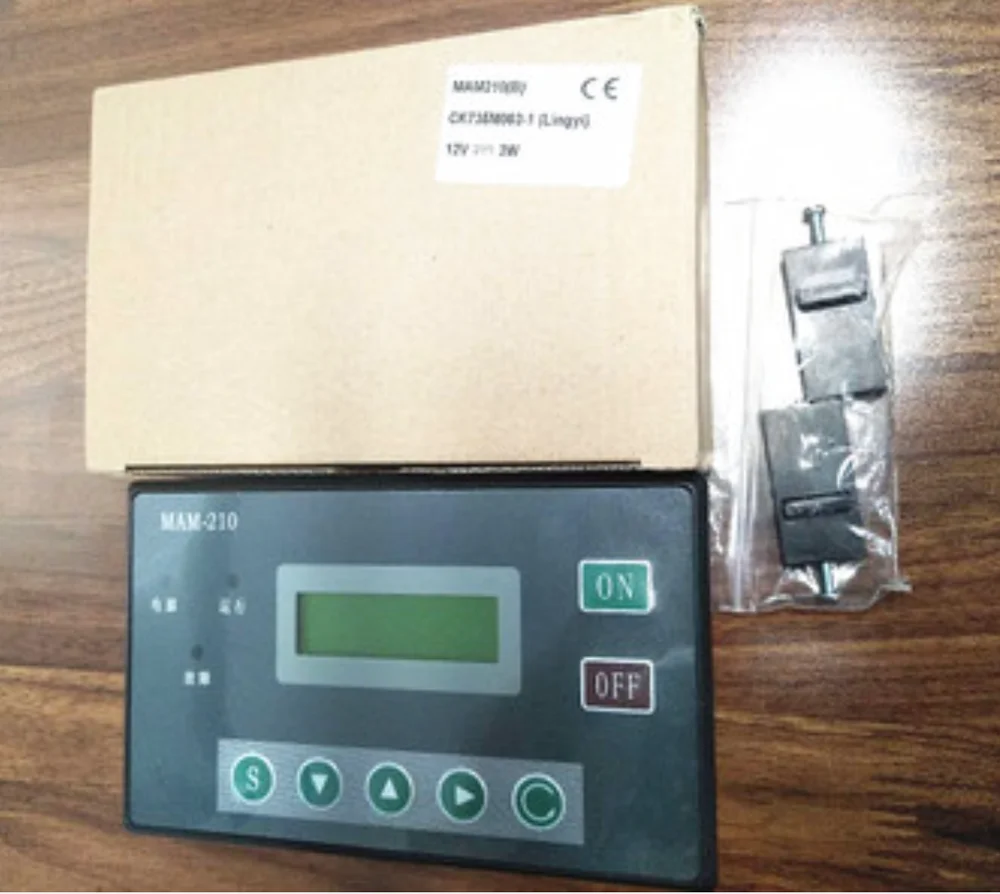 Industrial Screw Air Compressor 15kw 22kw Controller Panel Mam 6070 Air ...