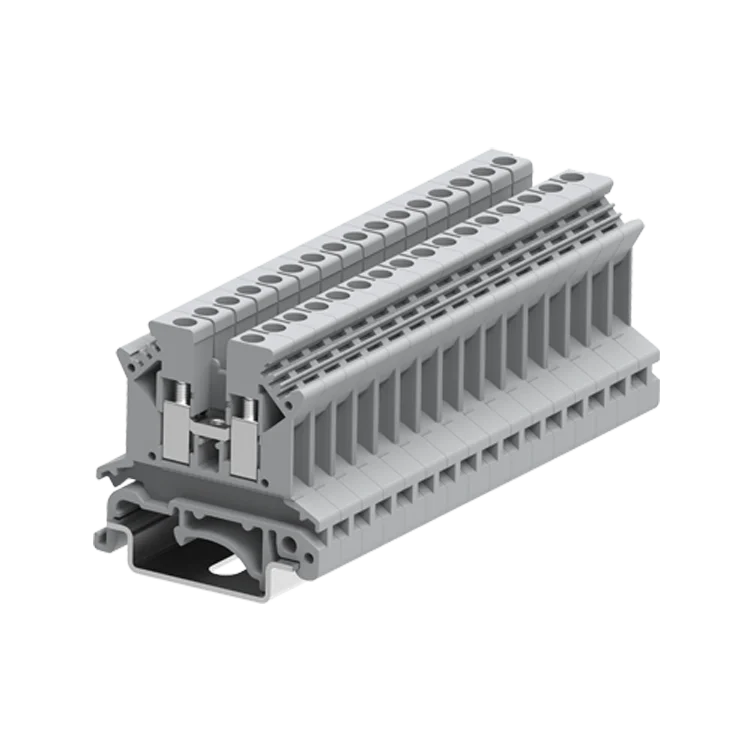 Rail Mounted Terminal Blocks With Screw Clamp Screw Terminal Blocks ...