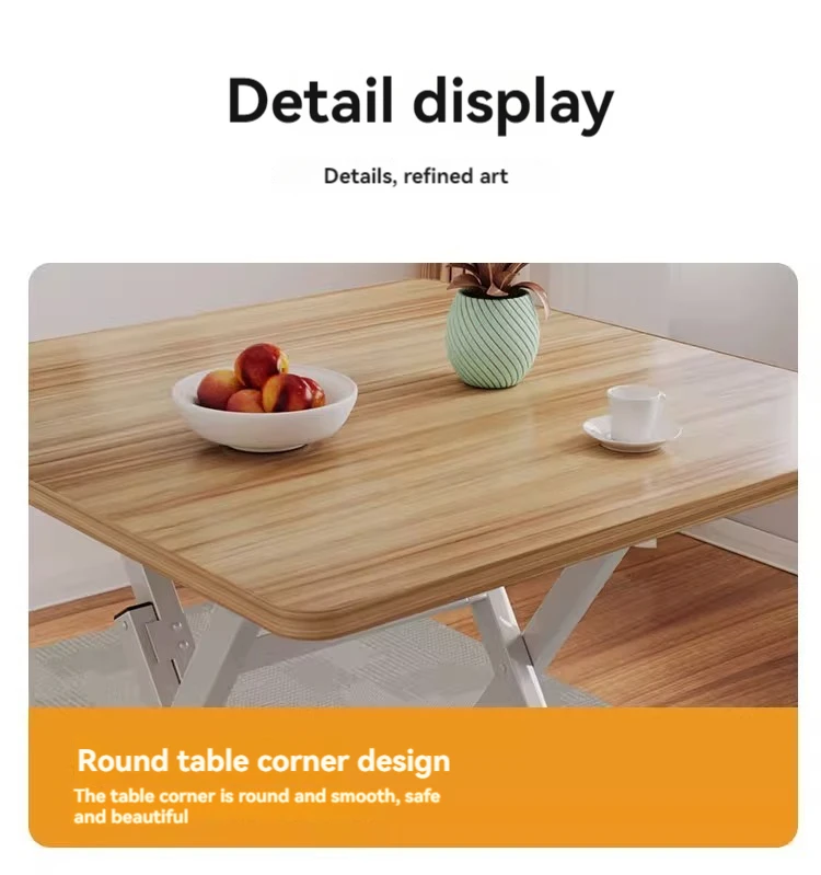 Factory Direct Sale Modern Simple Foldable Dinning Room Furniture ...