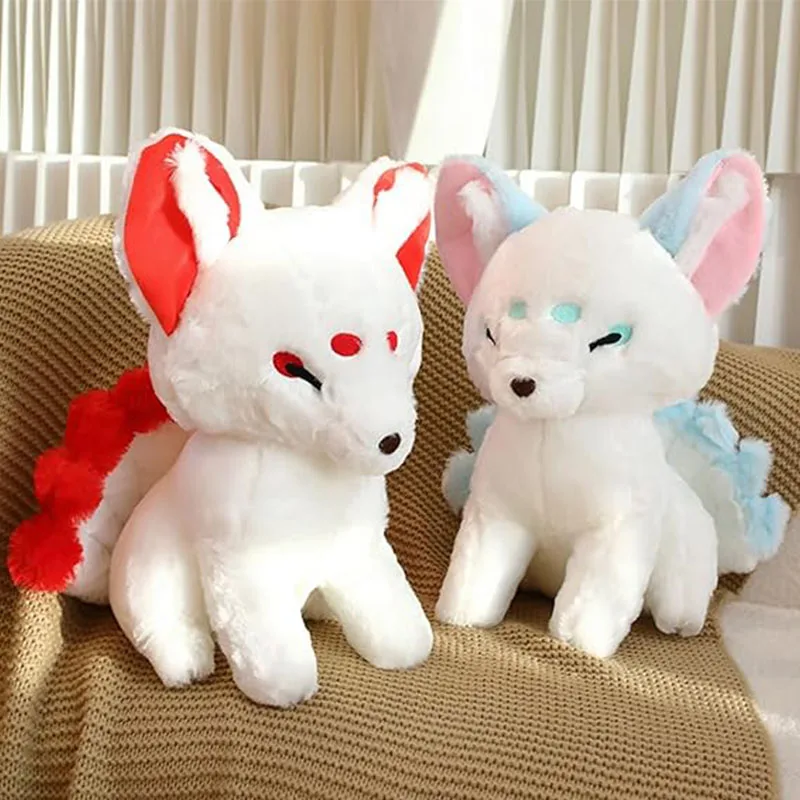 S220 Factory Sale Adorable Nine Tails Fox Plush Doll Realistic Stuffed ...