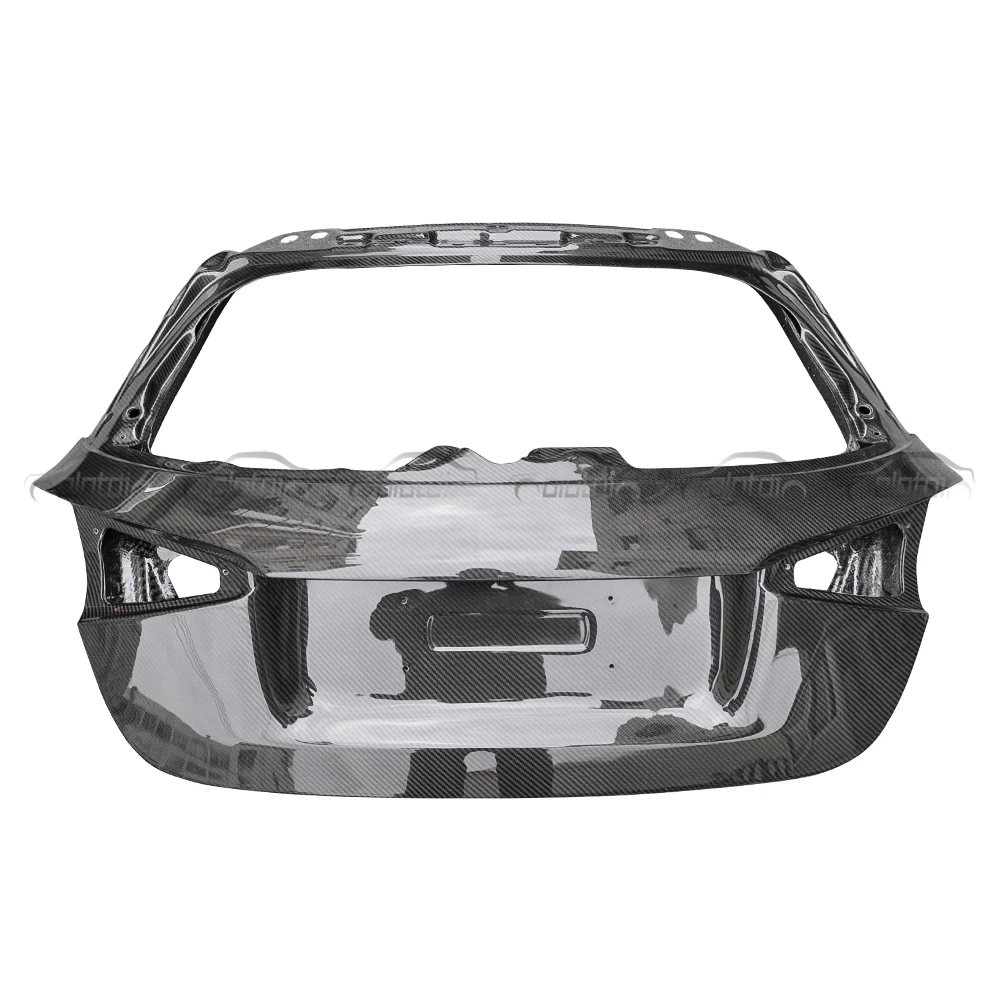 Dry Carbon Fiber Rear Trunk Boot Cover Spoiler Trim For Mercedes Benz A ...