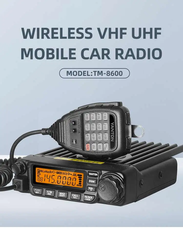 Car Transceivers 25w Vhf Vehicle Mounted Tm-8600 Radio - Buy Outdoor ...