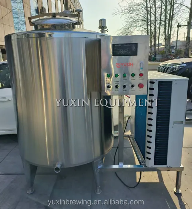 500 Liter 1000 Liter Milk Cooling Tanks - Durable & Efficient