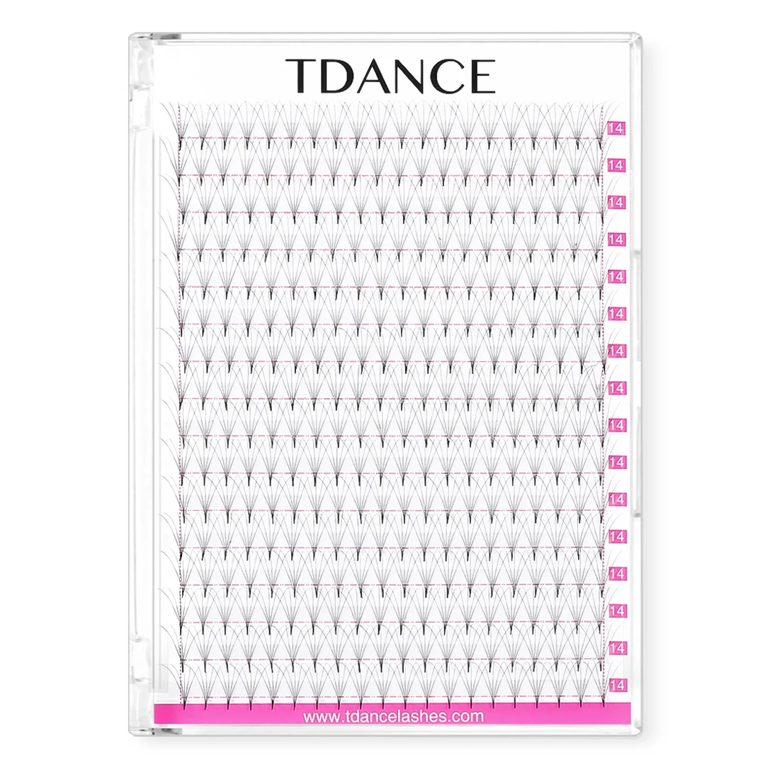 VAVA Korean Handmade Silk Pre Fanned Eyelashes Long Stem Premade Fan 3D ...