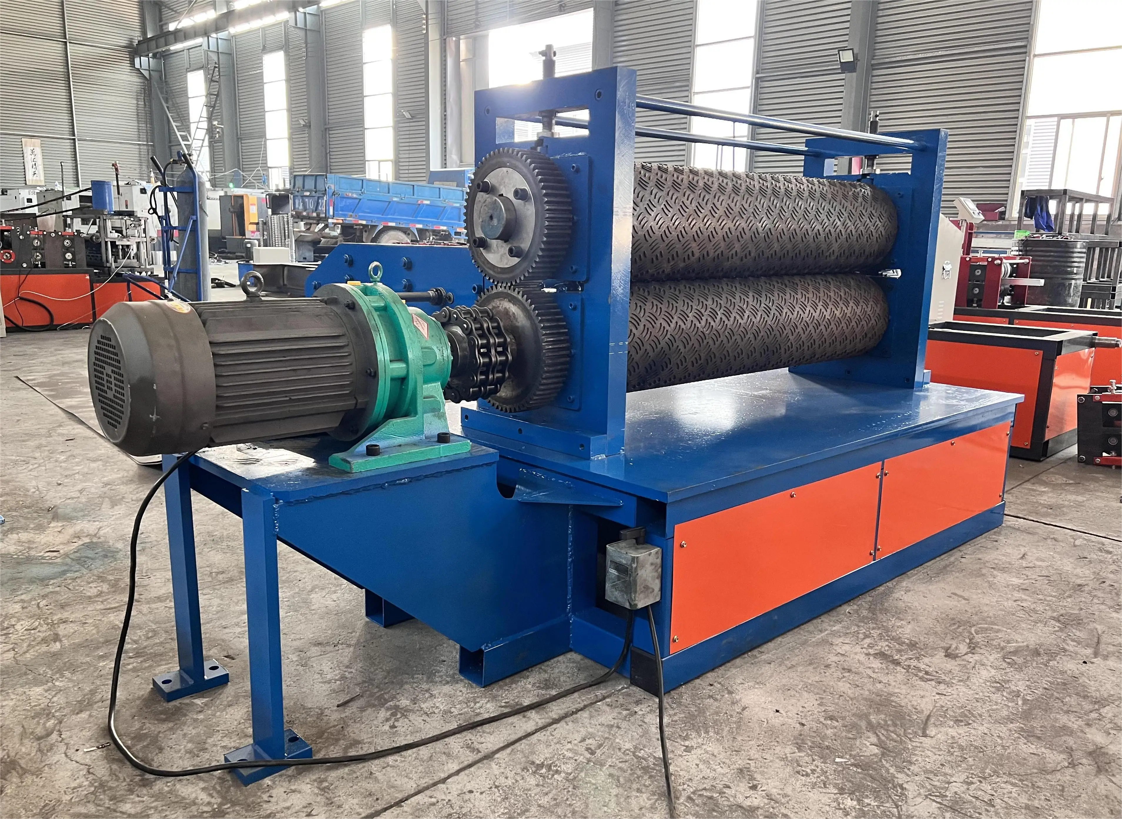 High-performance Steel Door Embossing Machine for Metal Pattern Making