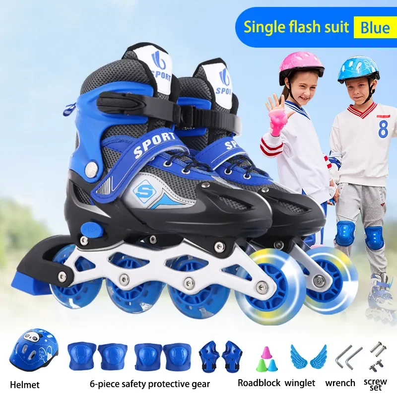 Adjustable Flash Wheel Wholesale Girls Children Adjustable Inline ...