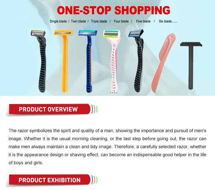 Beard Armpit Bikinis Disposable Double-edged Blades Safety Razor - Buy ...