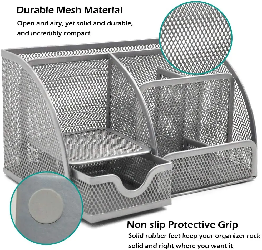 Modern Luxury Powder Coated Wire Metal Steel Mesh Office Desk Drawer ...