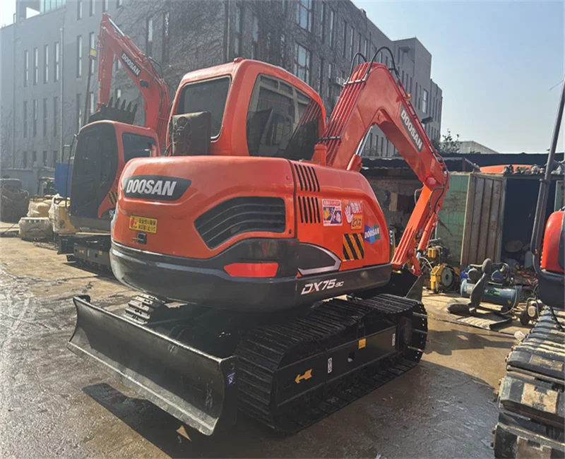 Used Doosan Dx75/ Doosandx75-9c Excavator In 7.5 Ton /free Shipping ...