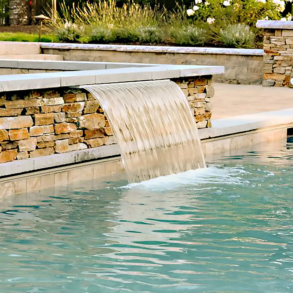 Swimming Pool Waterfall Garden Waterfall Fountain Water Curtain ...