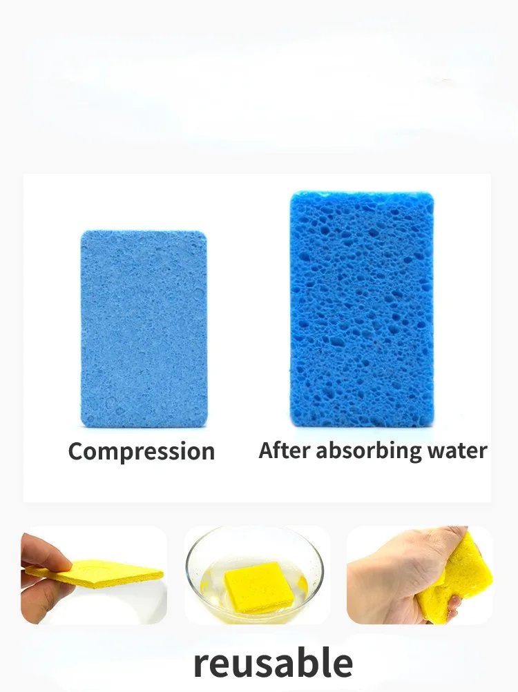 100% Natural Cellulose Sponge Facial Sponge Cellulose Gentle ...