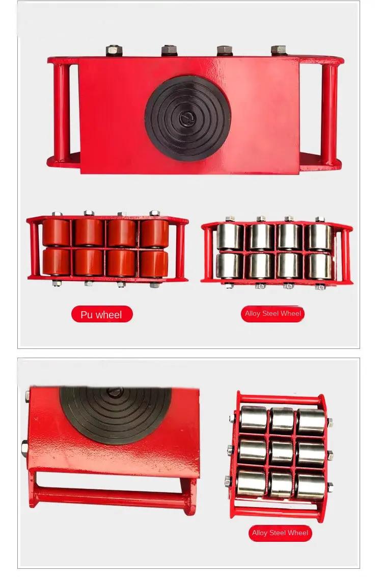Transport Heavy Duty Cargo Dolly Load Moving Skates Small Tank Cargo ...