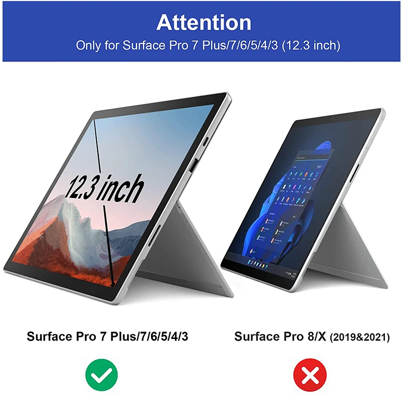 Privacy Screen for Surface Pro 7plus - Anti-Spy & Anti-scratch
