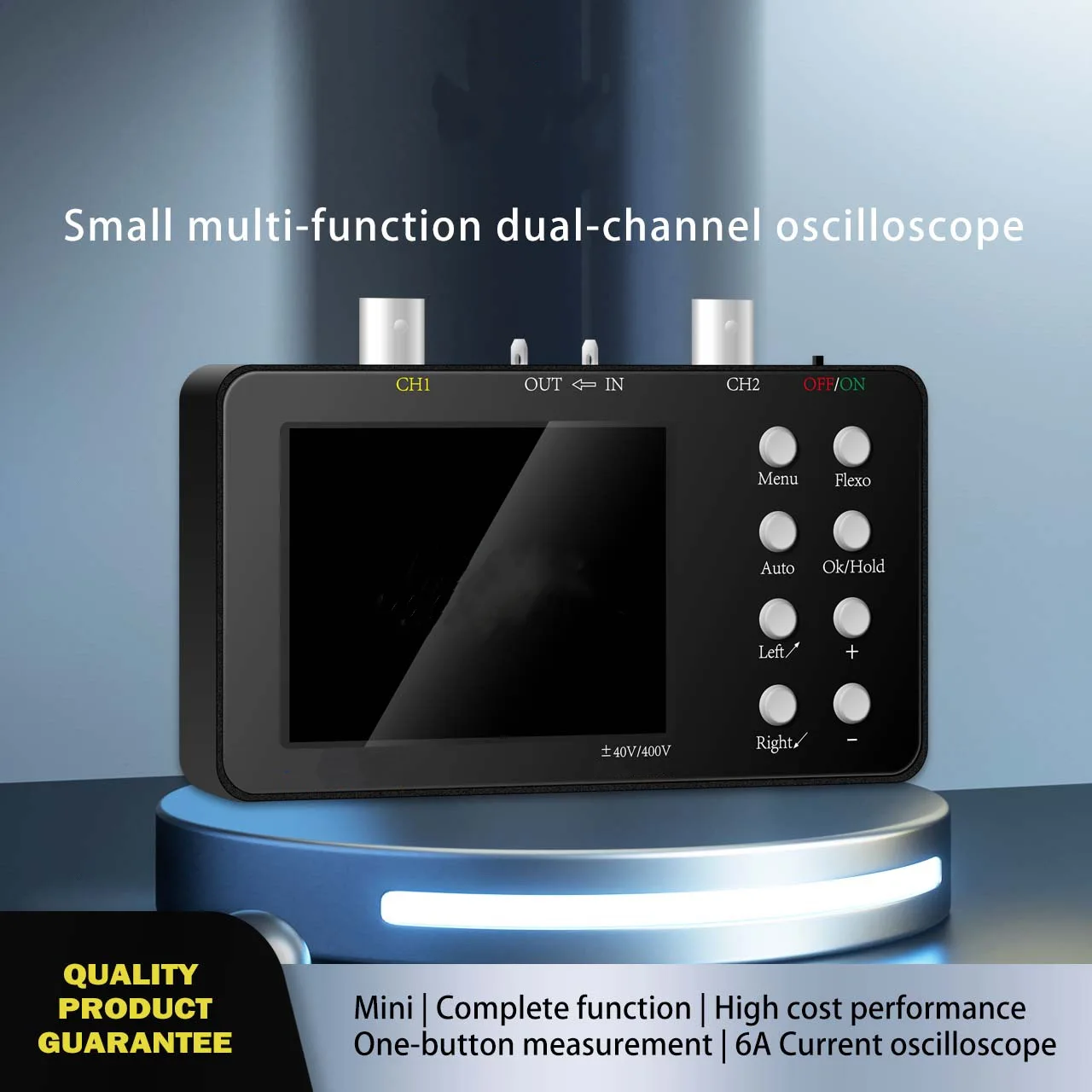 SCO2 Portable Dual-Channel Oscilloscope - 50M Sample Rate
