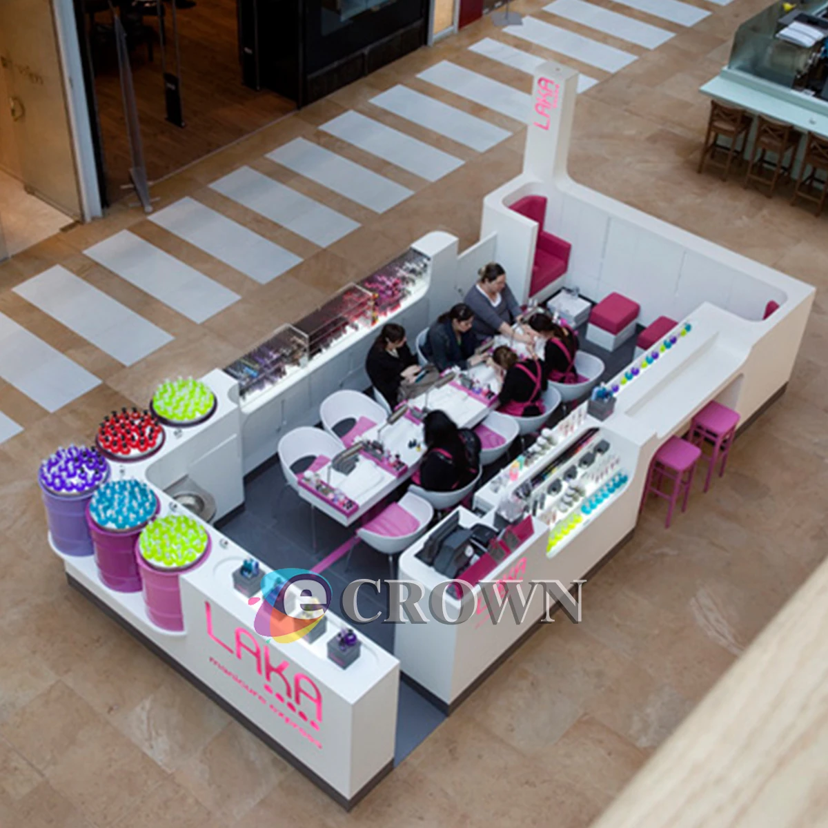 Kiosk design interior kiosk design booth pedicure cabinet make shop ...