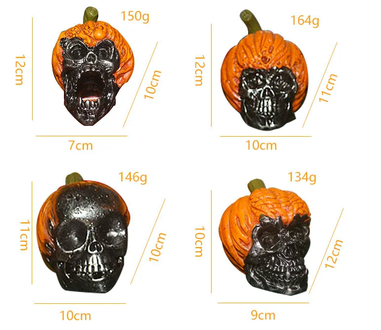 Wholesales Halloween 2022 Decorations Pumpkin Skull Black Skeleton ...