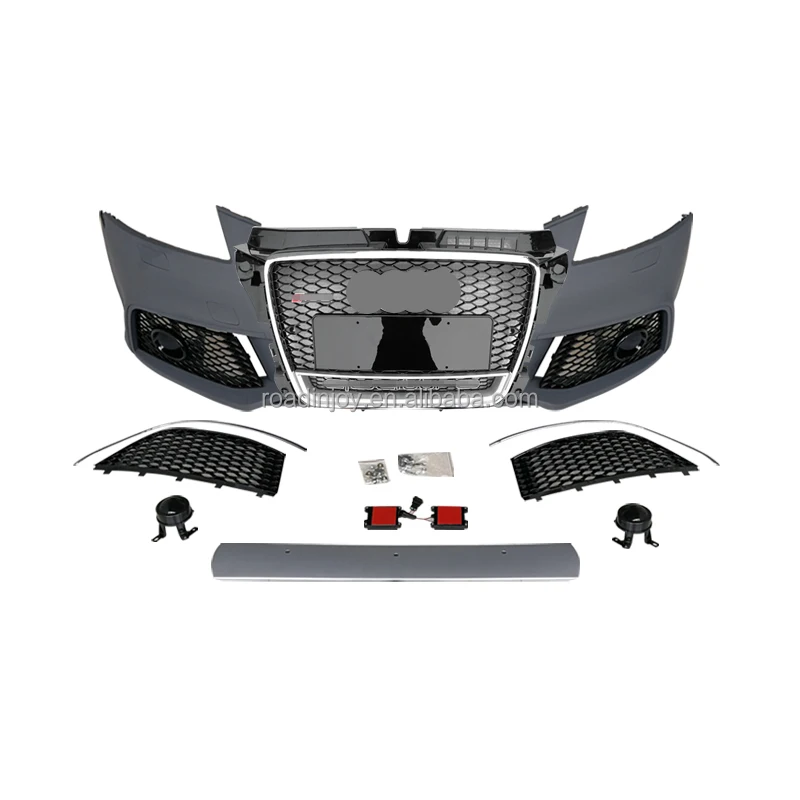 Rs3 Bodykit For Audi A3 Front Bumper With Honeycomb Mesh Grill Upgrade ...