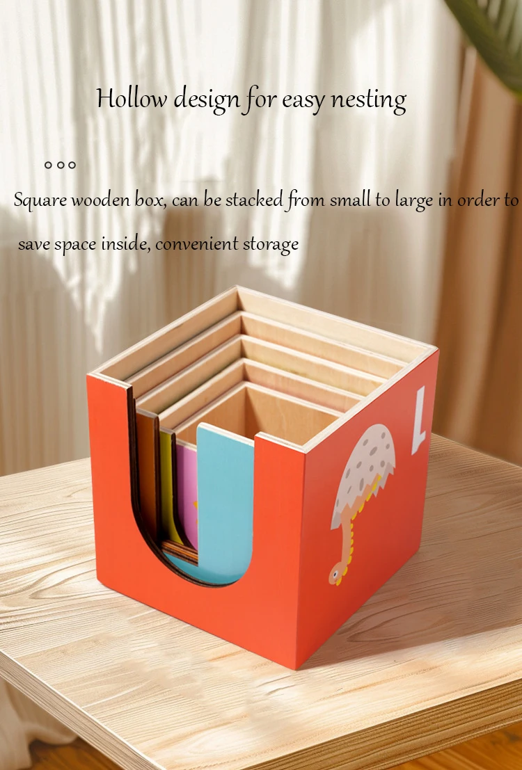 5 Activity Stackers Number Blocks & Counting Nesting Boxes Puzzle Games ...