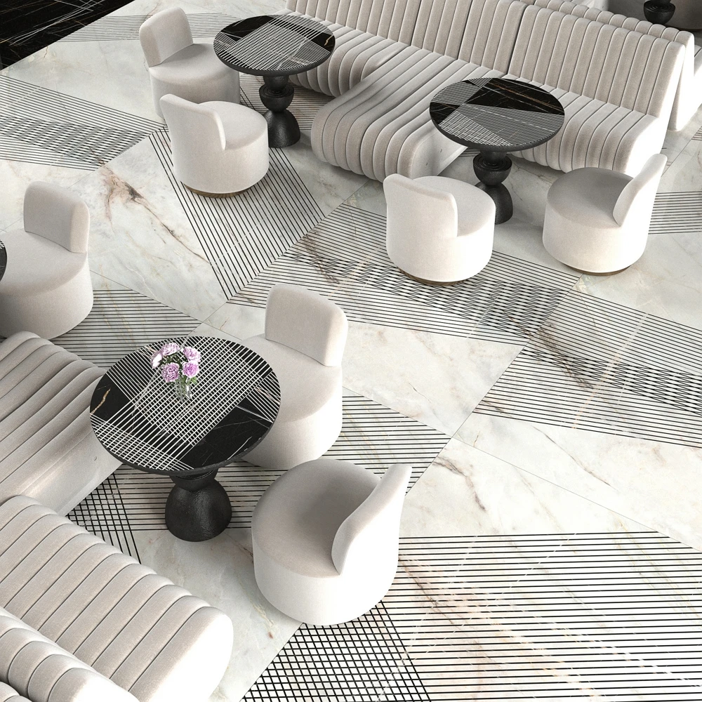 Sintered Stone Linear Harmony Porcelain Large Slab Sintered Tile ...
