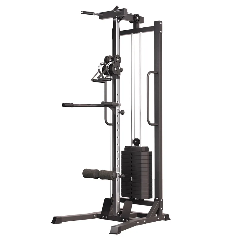 Commercial And Home Gym Lat Pull Down Low Row Machine Single Cable ...