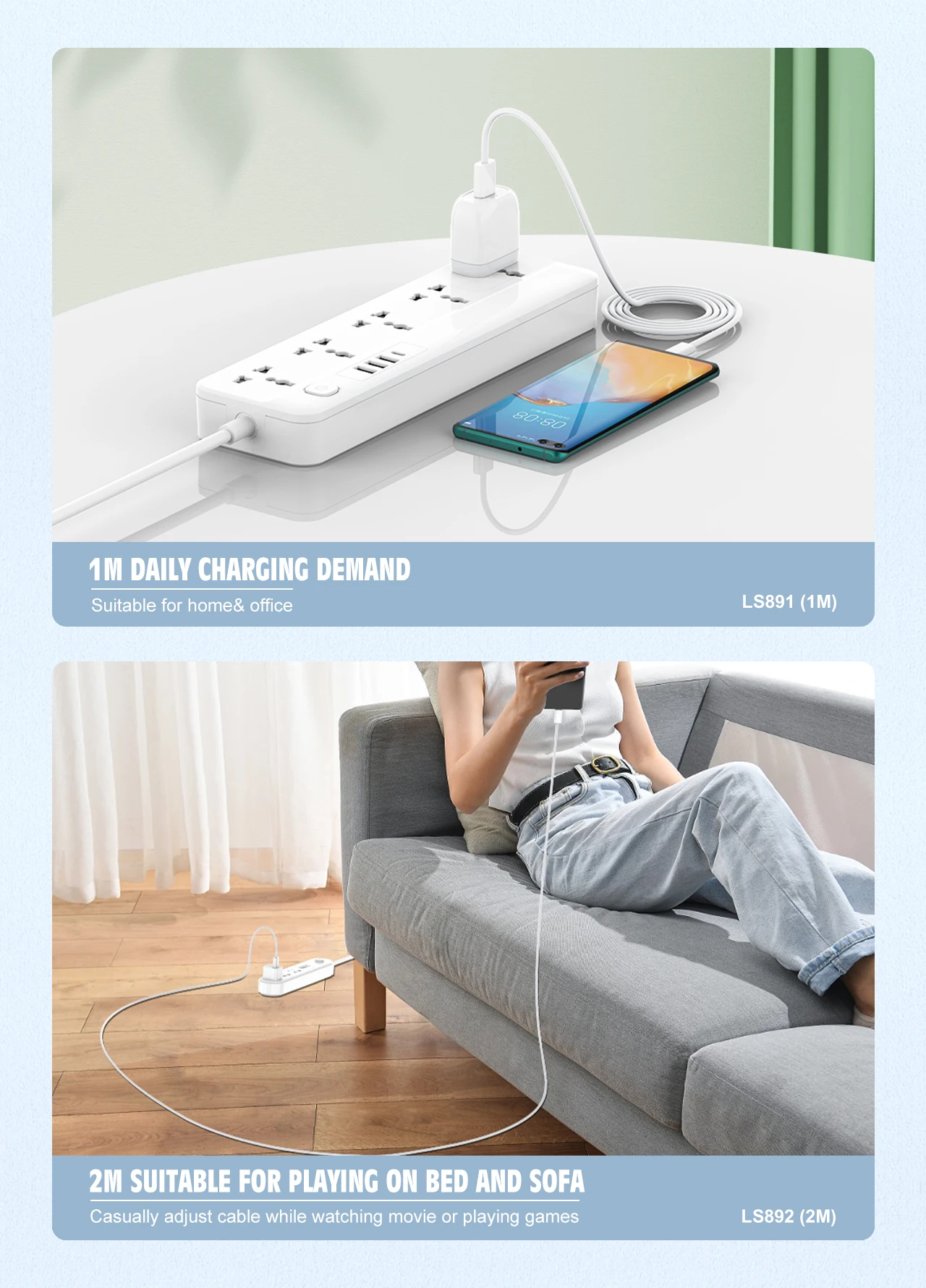 Ldnio Ls891 25w Pvc Fast Usb Data Cable Mobile Phone Micro Type C Plug ...