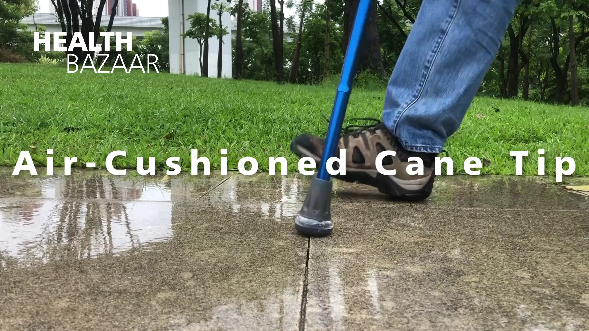 Health Bazaar Medical Walking Cane Folding Crutches For Adults ...