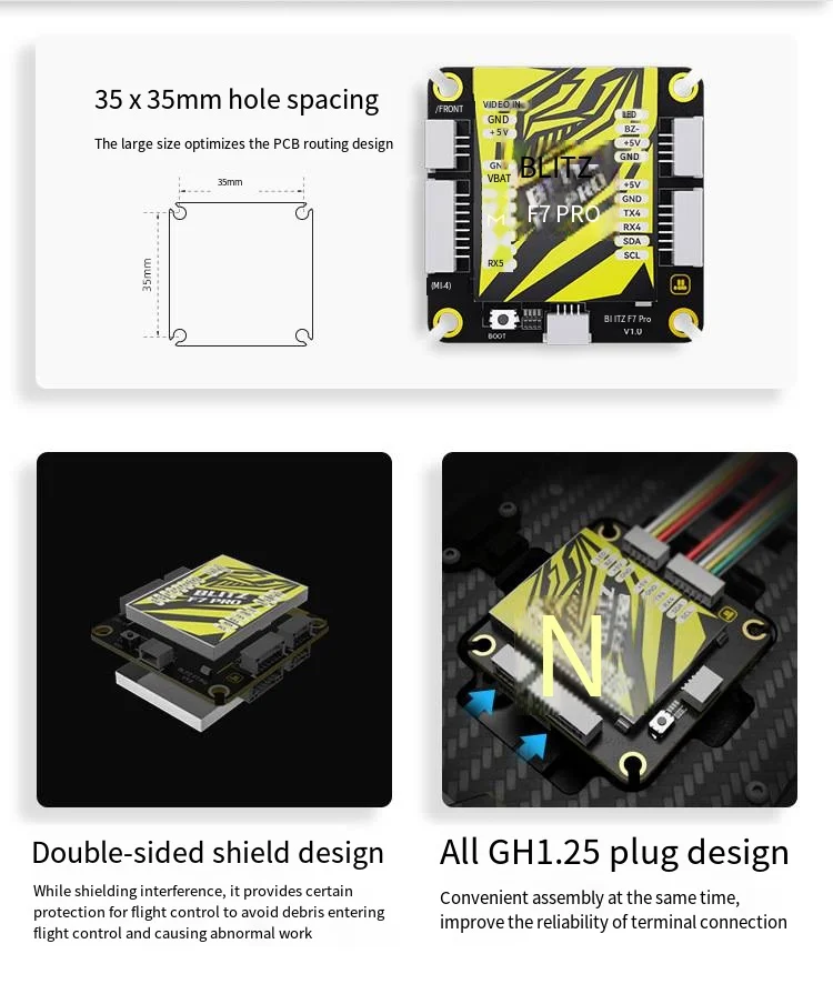 Iflight Blitz F7 Pro Flight Controller E80 4-in-1 80a Pro Esc With ...