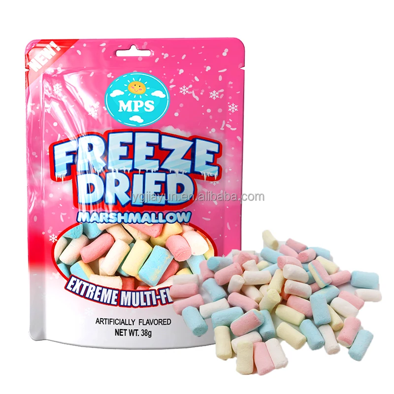 Japanese Snacks Mini Dehydrated Coloured Marshmallows Freeze Dried ...