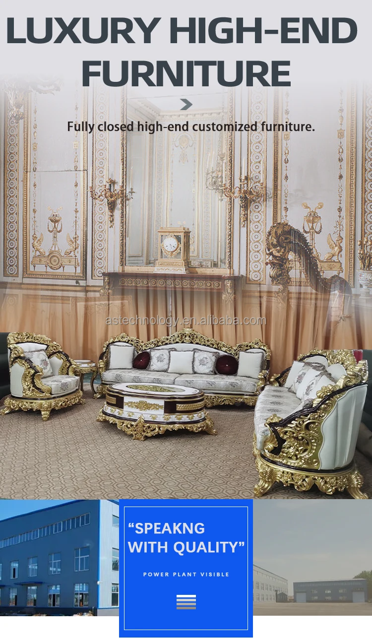 Royal Classic Turkish Style Luxury Sofa Set for Living Room | Hand ...