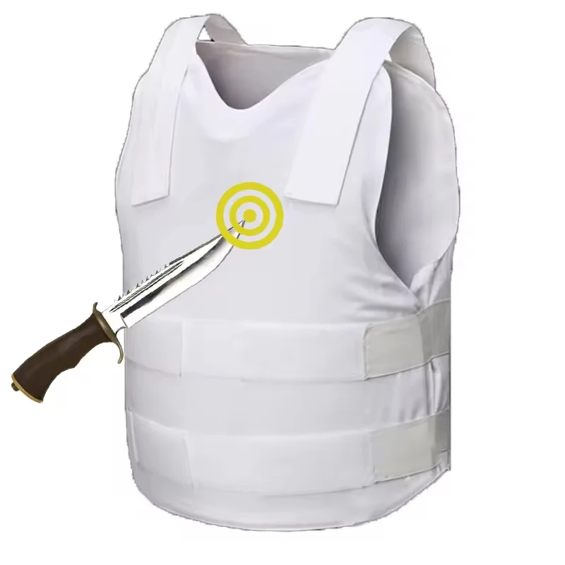 Inner Wear Vest Ultra Light White Foldable Covert Concealed Stab Proof ...