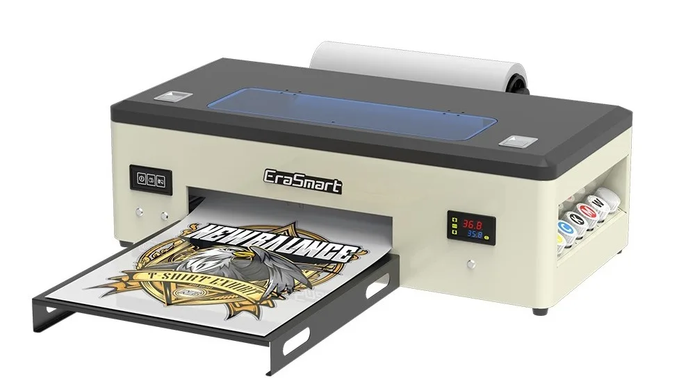 New Mini A2 A3 A4 Pet Film Dtf Printer 60cm 30cm Digital Dtg For T-shirt Print With Two Epson ...