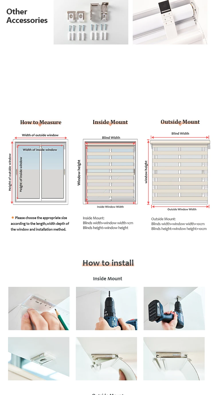 Smart Blinds Indoor Roll Curtains Cordless Window Shade Motorized ...